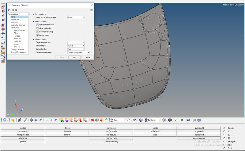 SHELL MESH ON HOOD BY HYPERMESH : Skill-Lync