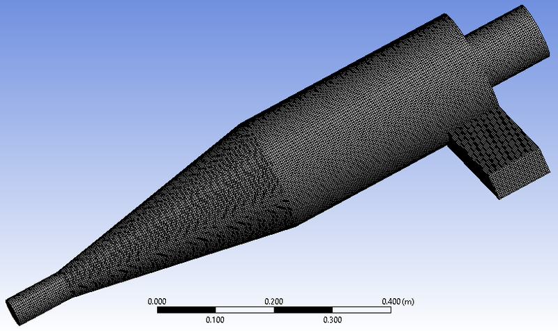 Simulation of a Cyclone separator using Discrete Phase Modeling in Ansys Fluent : Skill-Lync