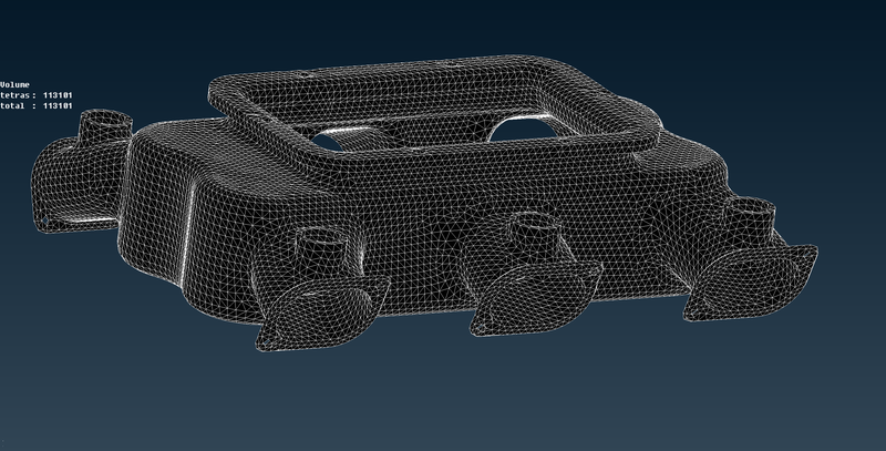 Generation of volume mesh for Engine Intake manifold using ANSA : Skill ...