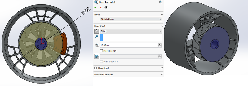 Modelling of American Chopper in Solidworks : Skill-Lync