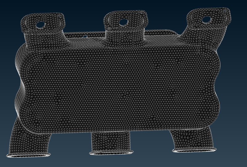 Generation of volume mesh for Engine Intake manifold using ANSA : Skill ...