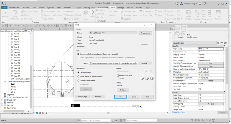 REVIT_ Plan, 3D View & Structural Drawings_Project 2 : Skill-Lync