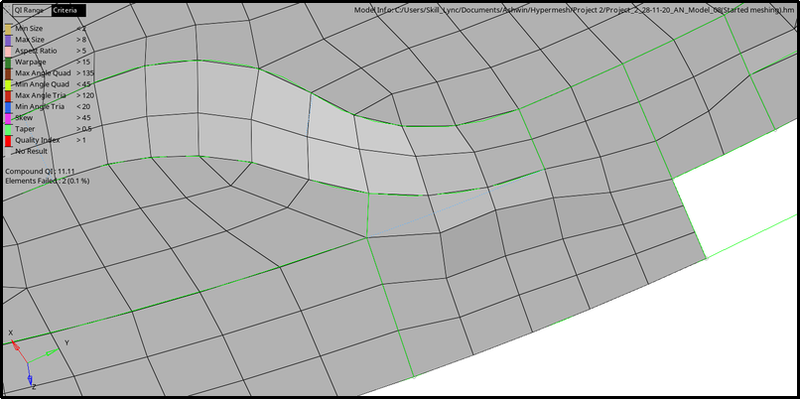 Meshing of Floor Panel : Skill-Lync
