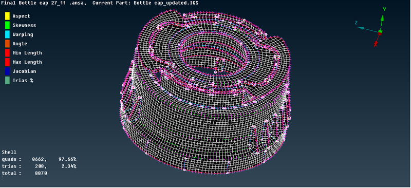Week - 4 - 2D meshing for Plastic components : Skill-Lync