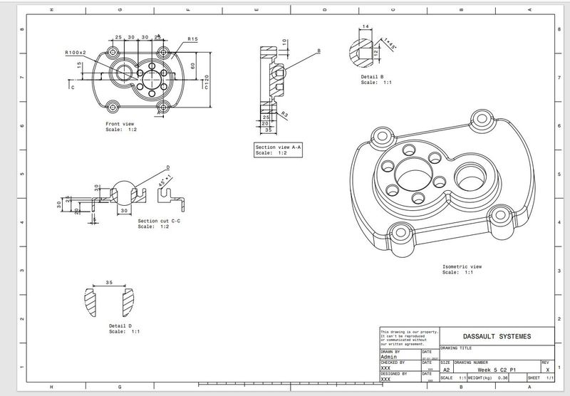 Week 6 - Drafting Workbench - Challenge 2 : Skill-Lync