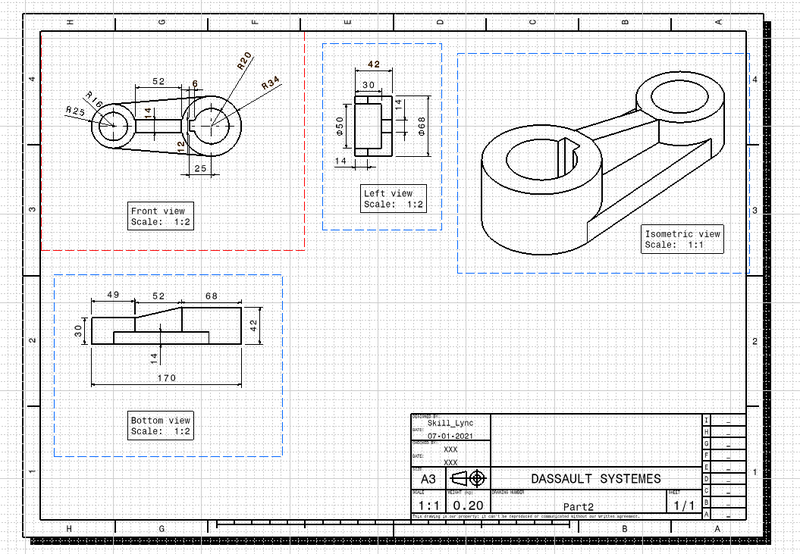 Week 6 - Drafting Workbench - Challenge 2 : Skill-Lync