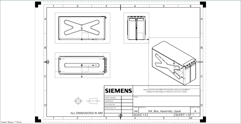 Designing a Box Assembly using SIEMENS NX sheet-metal application ...