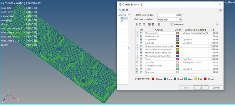PREPROCESSING ON A PLASTIC HOLDER BY USING HYPERMESH : Skill-Lync