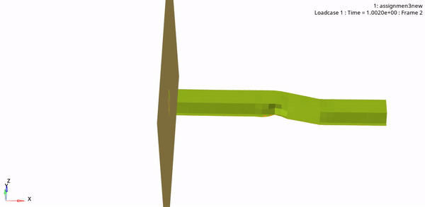 Comparison of crash tube results with default property simulation and improved shell element ...