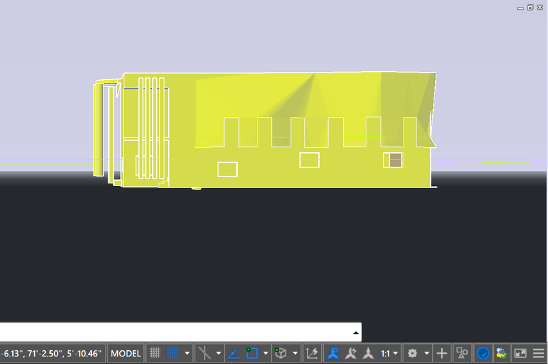 Creating a 3D rendered model for a Residential Building in AutoCad ...