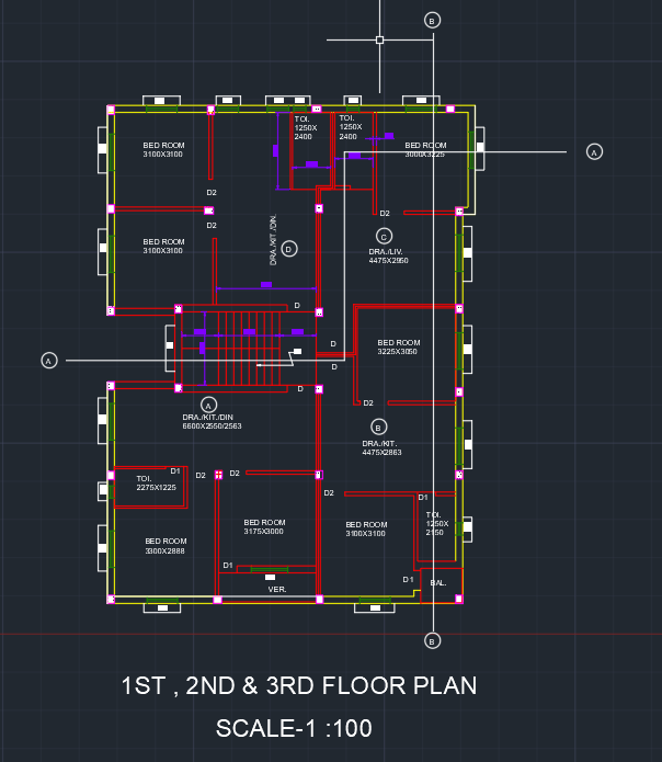 Creating a Layout, Section and Elevation with dimensions using AutoCad ...