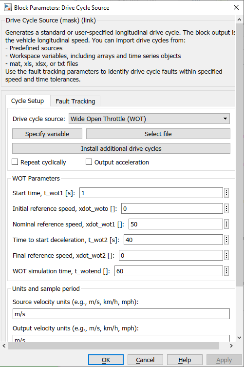 WOT Condition using Powertrain blockset (SIMULINK) : Skill-Lync