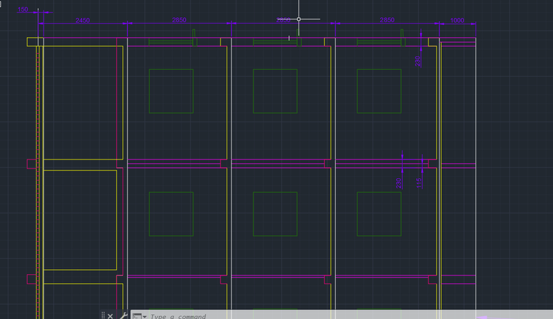Creating a Layout, Section and Elevation with dimensions using AutoCad ...