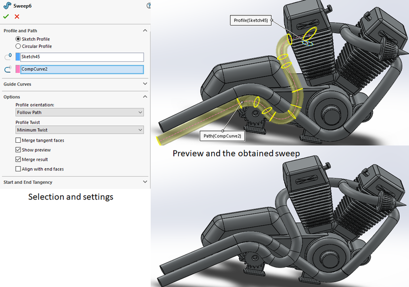 Modelling of American Chopper in Solidworks : Skill-Lync