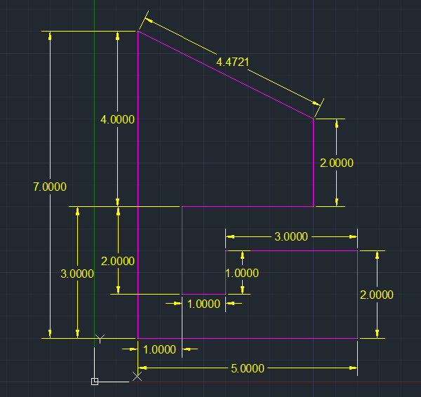 AutoCAD_Drafting images by Coordinate System Methods_Week 1 : Skill-Lync