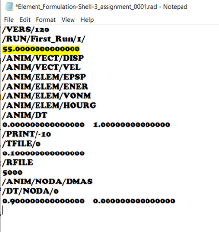 Comparison of crash tube results with default property simulation and improved shell element ...