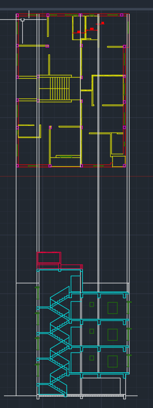 Creating a Layout, Section and Elevation with dimensions using AutoCad ...