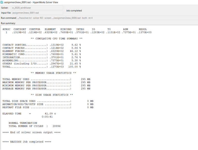 Comparison of crash tube results with default property simulation and improved shell element ...