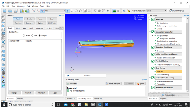 Flow over a backward facing step : Skill-Lync