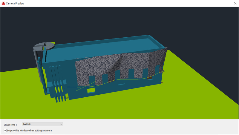 Creating a 3D rendered model for a Residential Building in AutoCad ...