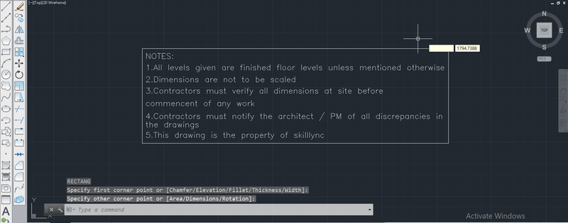 AutoCAD_Creating Column Schedule and Drawing Template_Week 5 : Skill-Lync