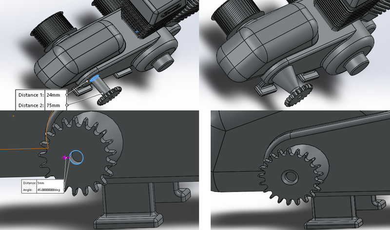 Modelling of American Chopper in Solidworks : Skill-Lync