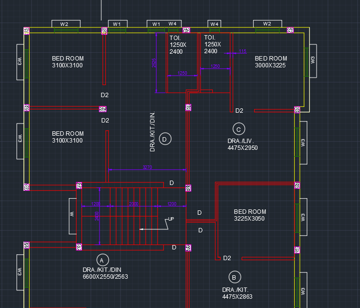 Creating a Layout, Section and Elevation with dimensions using AutoCad ...