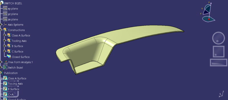 Week 8 - Challenge 3 - Switch Bezel Design : Skill-Lync