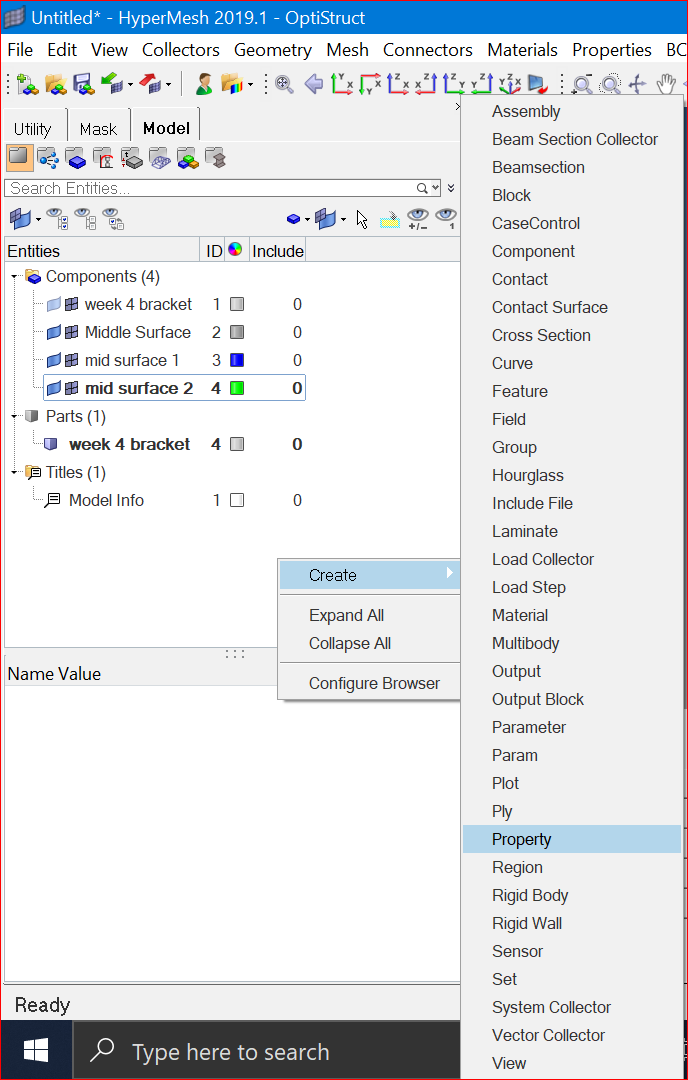 Week 4-1D Element Creation Challenge : Skill-Lync