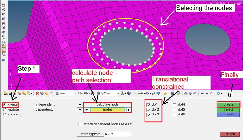 Meshing And Creating 1d Element By Using Hyperworks Optistruct Solver 