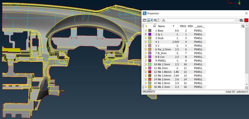 IP Trim Mid-surface Extraction and Meshing : Skill-Lync