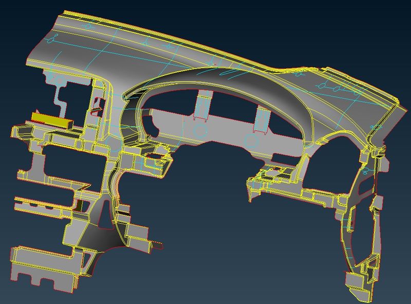 IP Trim Mid-surface Extraction and Meshing : Skill-Lync