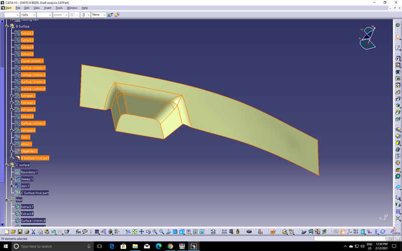 Week 8 - Challenge 3 - Switch Bezel Design : Skill-Lync