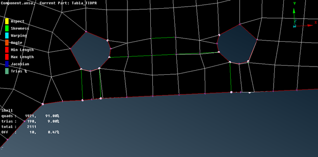Meshing Comparison of a sheet metal component using Manual meshing, Batch meshing and casting ...