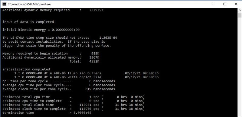 Studying the effect of Mass Scaling in Dynamic Analysis using LS-DYNA : Skill-Lync
