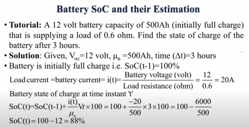 Week 7 State of charge estimation : Skill-Lync