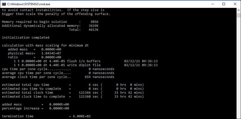 Studying the effect of Mass Scaling in Dynamic Analysis using LS-DYNA : Skill-Lync