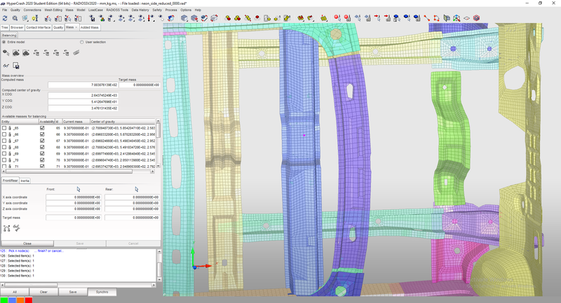 Side Pole Impact Analysis of Dodge Neon : Skill-Lync