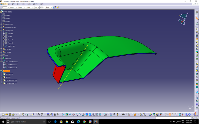 Week 8 - Challenge 3 - Switch Bezel Design : Skill-Lync