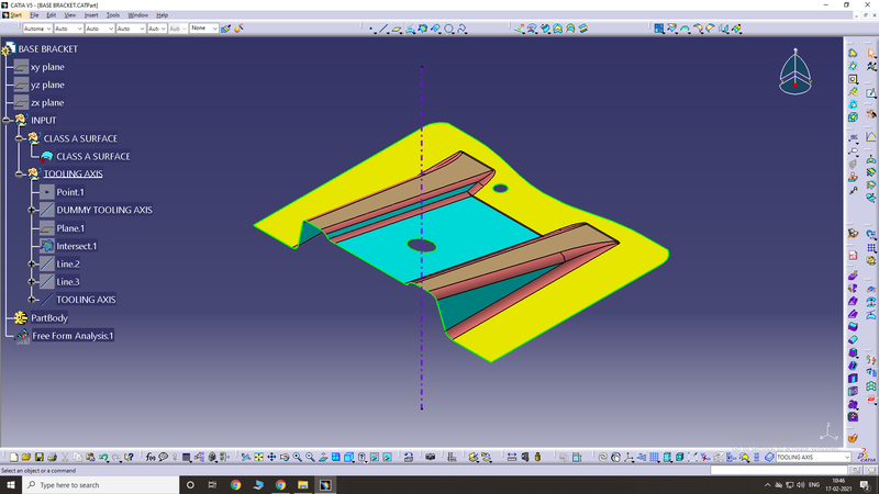 Week 8 - Challenge 2 - Base Bracket Design : Skill-Lync