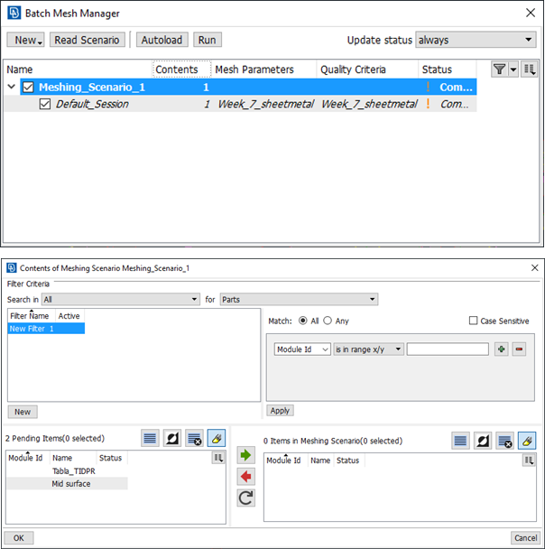 Meshing Comparison of a sheet metal component using Manual meshing, Batch meshing and casting ...