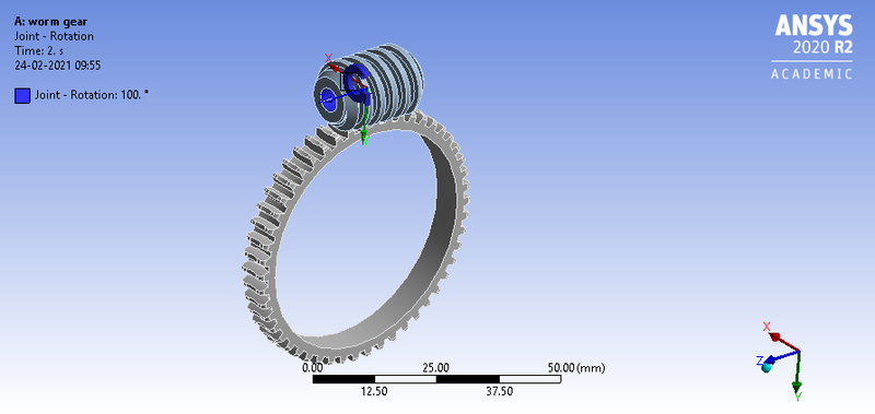 Week 8 Worm Gear Challenge : Skill-Lync