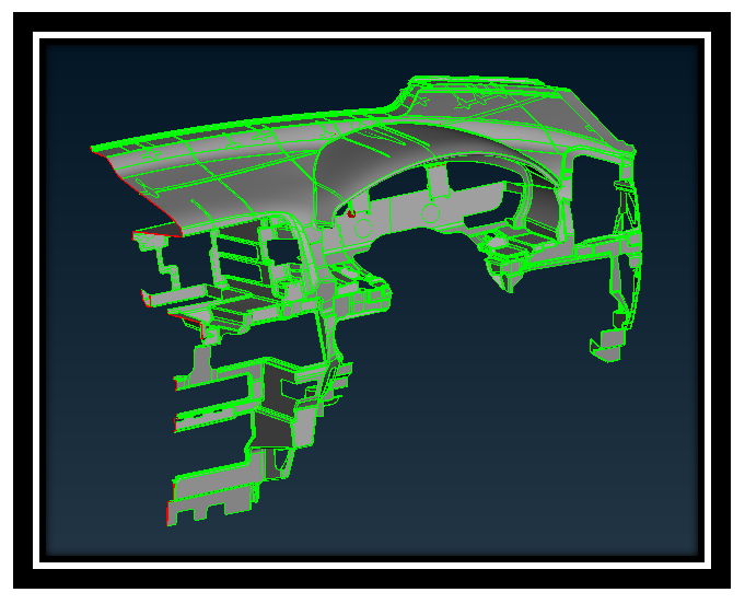 Project 1 - 2D meshing on the instrumental Panel using ANSA : Skill-Lync