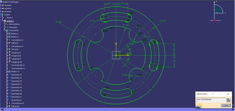 2D sketch in Catia V5 : Skill-Lync