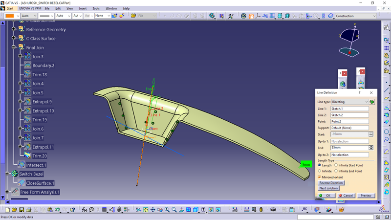 Switch Bezel Design : Skill-Lync