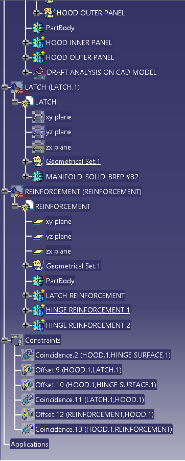 Hood Design : Skill-Lync