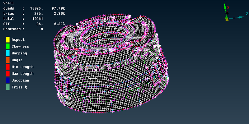 2D meshing for Plastic components using ANSA : Skill-Lync