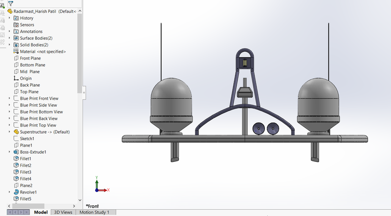 Radar Mast & Final Assembly of Yacht : Skill-Lync
