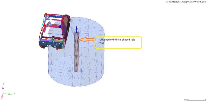 Assignment 7-Side Pole Crash Simulation Challenge : Skill-Lync
