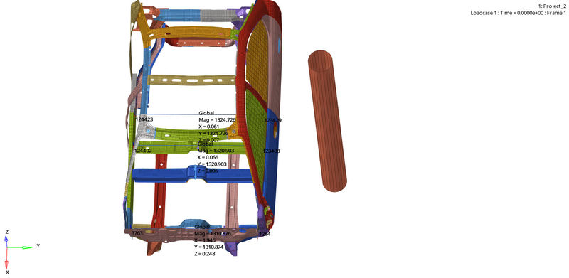 Assignment 7-Side Pole Crash Simulation Challenge : Skill-Lync